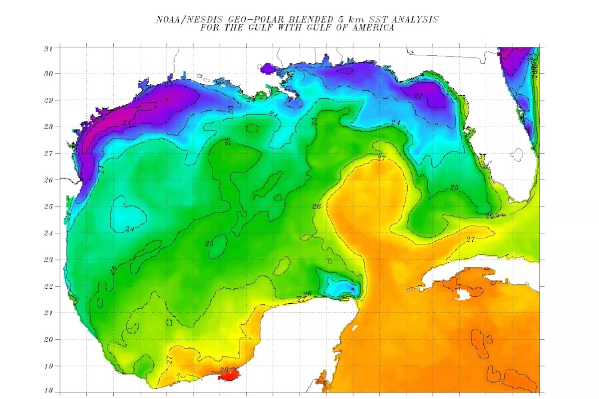 How to Read SST Charts for Fishing | In The Spread