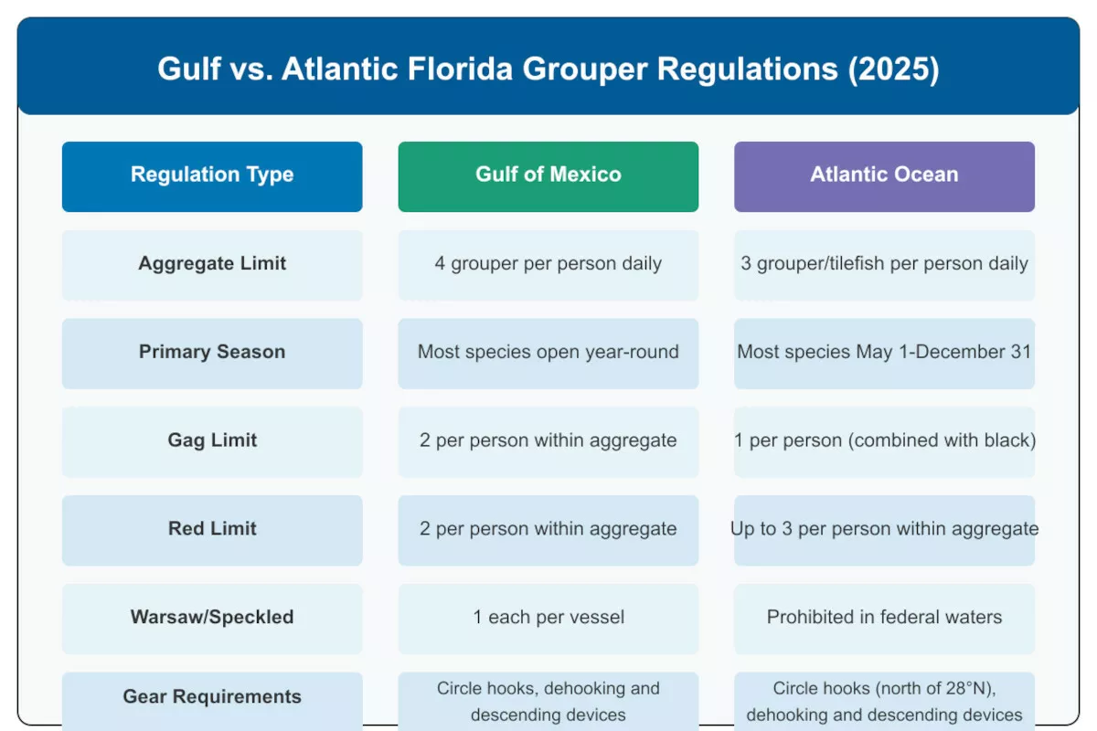 Rules and Regulations for Florida Grouper Fishing | In The Spread