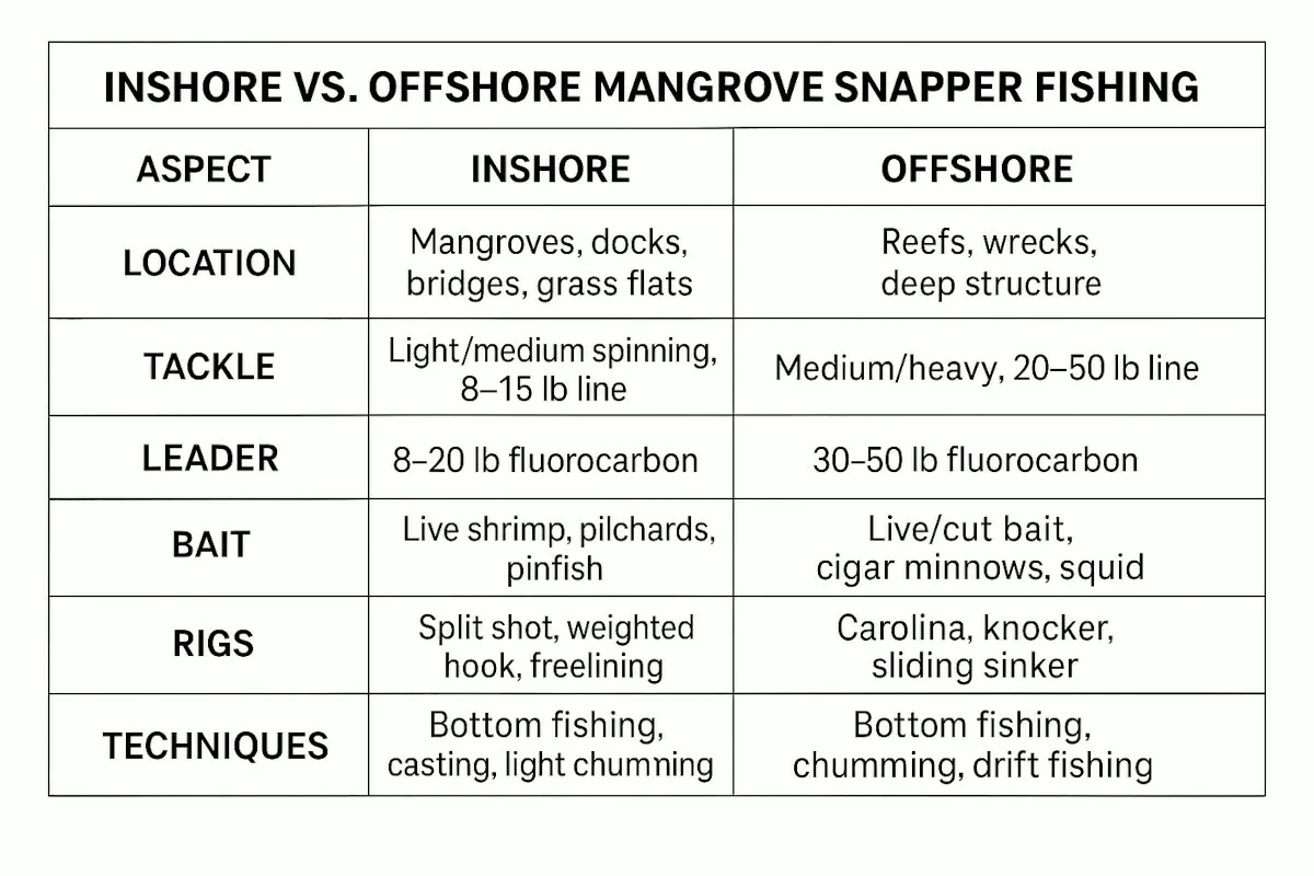 Mangrove Snapper Fishing: Complete Inshore & Offshore Guide | In The Spread