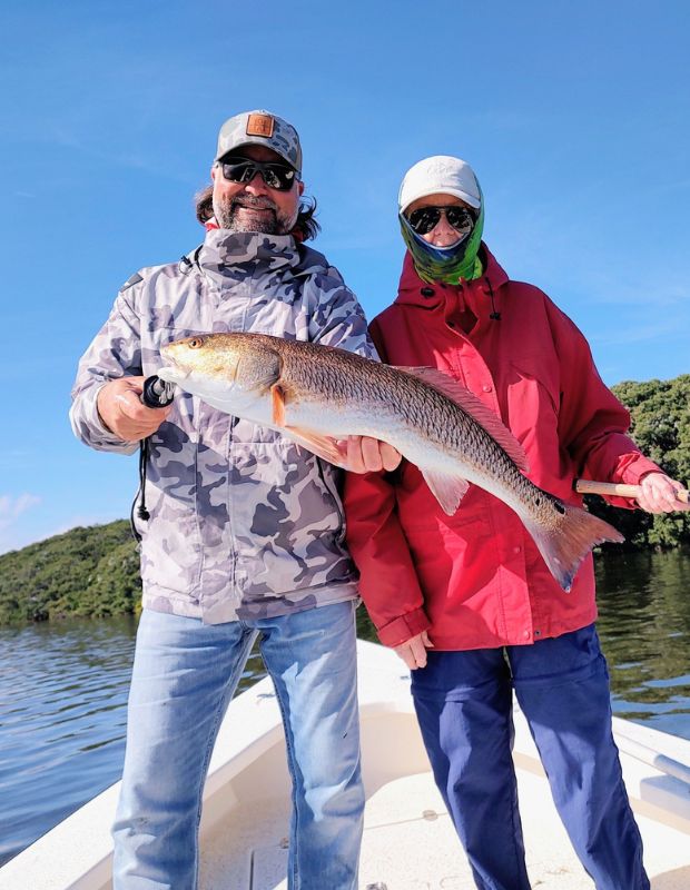 Catch More Winter Redfish: Temperature & Location Tips | In The Spread